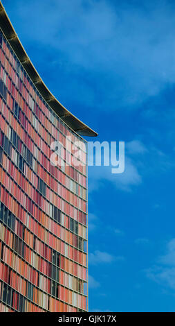 Facade of the multistory building of the GSW, Berlin, Germany, Europe ...