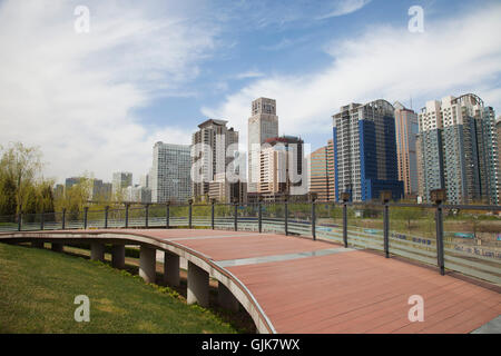 Chaoyang District, Beijing DABEIYAO Tonghuihe Qingfeng Park Stock Photo ...