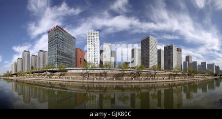 Chaoyang District, Beijing DABEIYAO Tonghuihe Qingfeng Park Stock Photo ...
