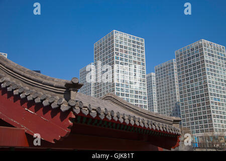 Chaoyang District, Beijing DABEIYAO Tonghuihe Qingfeng Park Stock Photo ...