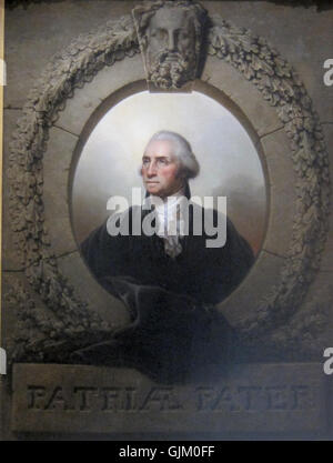 'George Washington, Patriae Pater' is a portrait of George Washington ...
