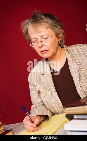 woman write wrote Stock Photo - Alamy