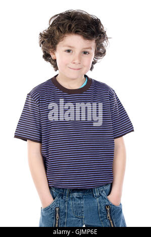 small tiny little short handsome boy lad male youngster humans human ...