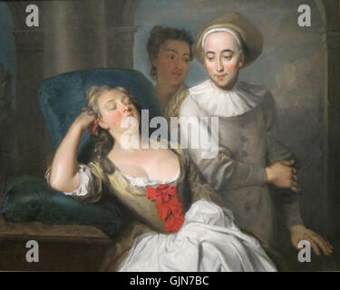 This 18th-century painting by Philip Mercier depicts Frederick Lewis ...