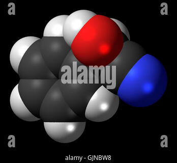 This 3D spacefill model represents the molecular structure of Muconic ...