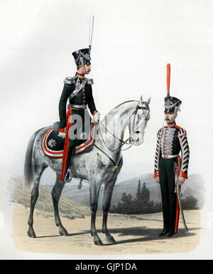 02 Life guards Horse-Jager regiment Stock Photo - Alamy