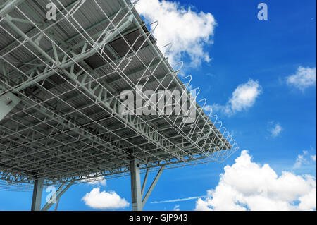 closeup structure of toll collection under construction Stock Photo - Alamy