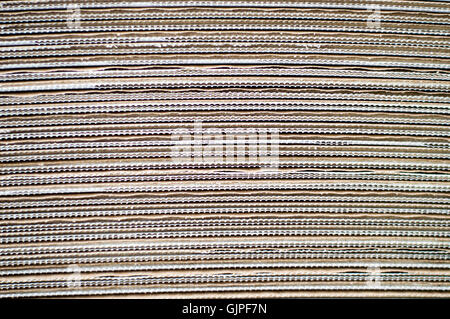 Side View of a Corrugated Cardboard Stock Photo: 114820947 - Alamy
