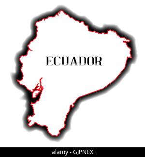 Isolated Ecuador map Stock Vector Image & Art - Alamy