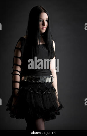 Goth in a tutu Stock Photo - Alamy
