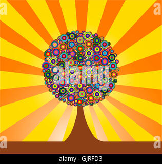 Abstract colorful illustration - perfect for background or wallpaper ...