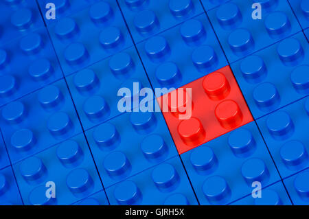 nubs cubes red and blue Stock Photo - Alamy