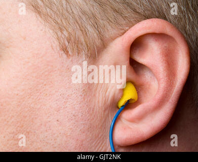 Ear Plugs (PPE) Personal Protective Equipment Stock Photo - Alamy