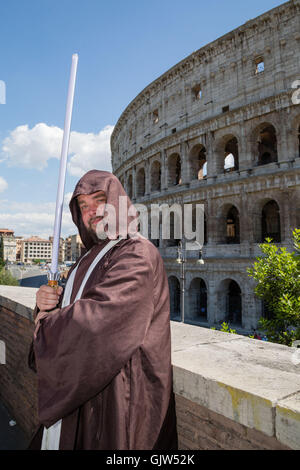 Star Wars Day 2016 at the Colosseum in Rome Featuring: Atmosphere Where ...