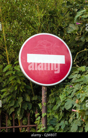 private no entry warning sign on a wooden door Stock Photo - Alamy
