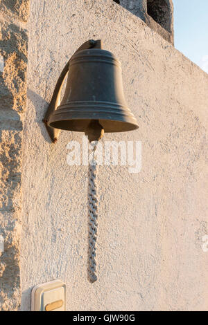 Bell on a house wall Stock Photo - Alamy