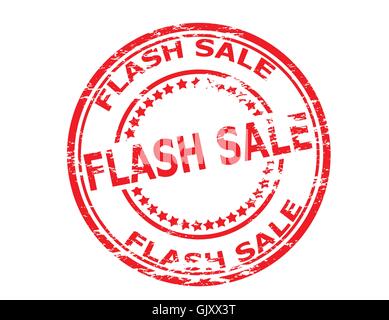 flash sale stamp. flash sale round grunge sign. label Stock Vector ...