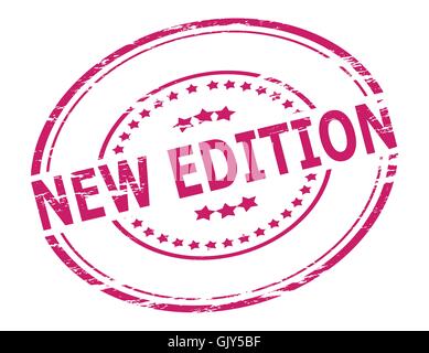 new edition stamp. new edition rectangular sign isolated on transparent ...
