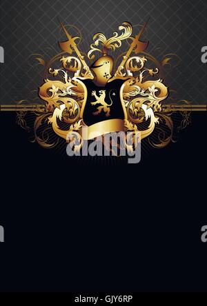 halberd shield banner Stock Vector Image & Art - Alamy