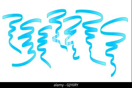falling blue confetti Stock Vector Image & Art - Alamy