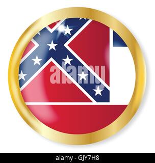 Mississippi a US state color element. Smiling cartoon character. United ...