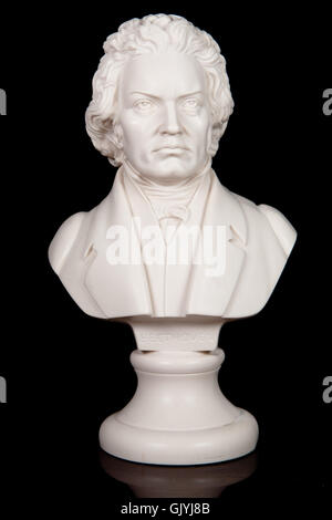 bust statue of Ludwig van Beethoven by Hugo Hagen Stock Photo - Alamy