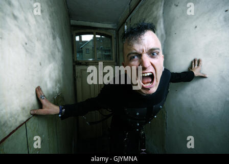 Angry goth man Stock Photo - Alamy