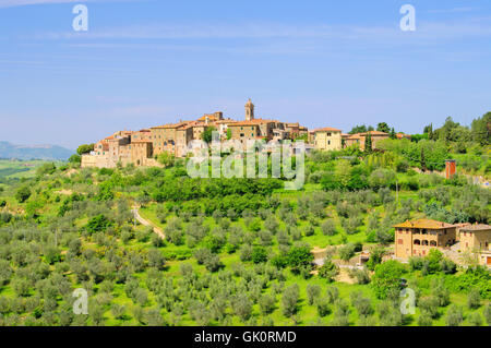 Castelmuzio, Tuscany, Italy Stock Photo - Alamy