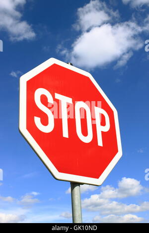 The stop sign for regulate traffic of german Reich police isolated on ...