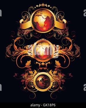 world frames set Stock Vector Image & Art - Alamy