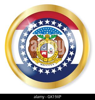 Missouri a US state color element. Smiling cartoon character. United ...