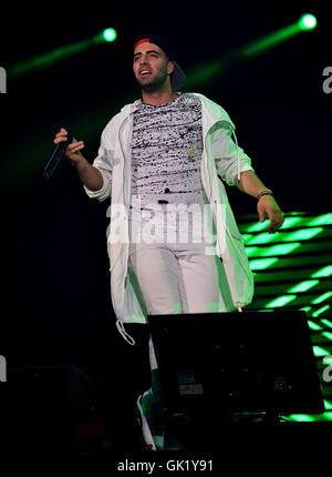 performs during la'Musica Miami Bash 2016 Alex Sensation at American ...