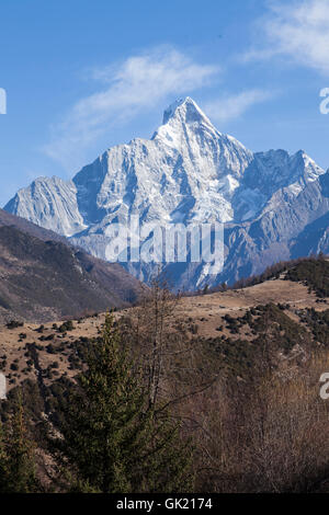 In Balang overlooking Siguniangshan Stock Photo - Alamy