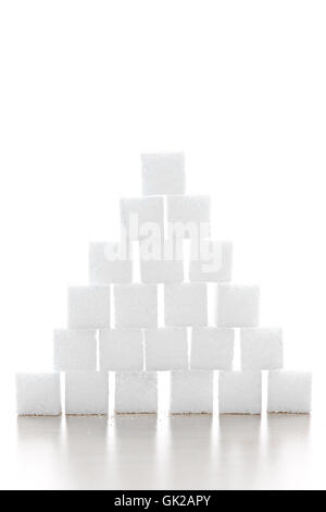 Pyramid of lump sugar Stock Photo - Alamy