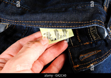 blue, wash, jeans, trousers, jean trousers, outside, typical, washing ...