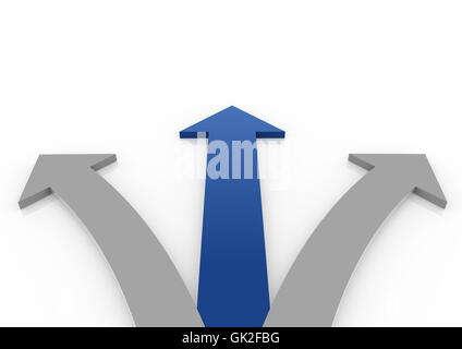 blue direction junction path way high pressure area grey gray arrow ...