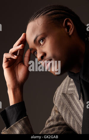 office, male, masculine, black, swarthy, jetblack, deep black, leather ...