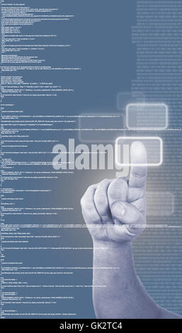 finger connection connectivity interface annexation screen button ...