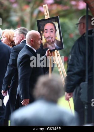The funeral of David Gest held at Golders Green Crematorium Featuring ...