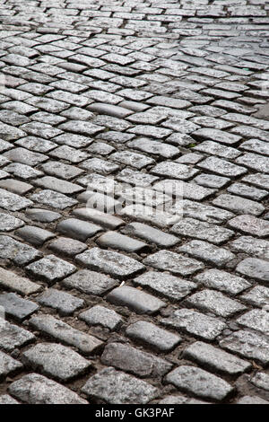 Cobbled Stone Street, Durham, England, UK Stock Photo - Alamy