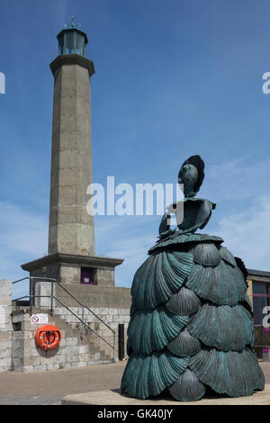 Margate, Kent, England, UK. Mrs Booth, the Shell Lady of Margate (Ann ...