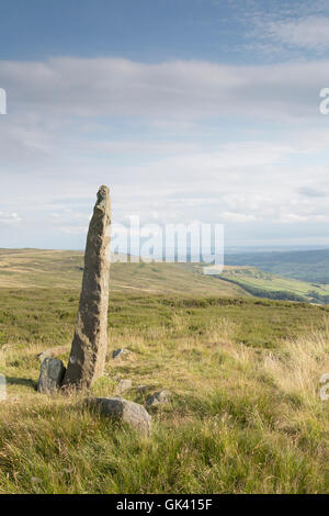 Standing Stone on North York Moors; England; UK Stock Photo - Alamy