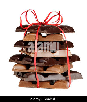 present brown brownish brunette gift candy imagining block chocolate ...