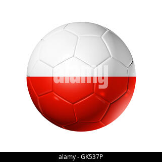 Football with flag of Poland Stock Photo - Alamy
