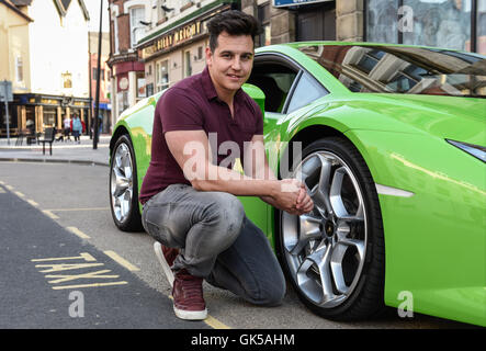 David Warke of the Special Wedding Cars vehicle hire service poses next ...