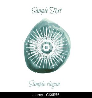 Vector logo witn aquarelle background in view splash Stock Vector Image ...