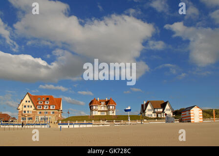 the coast city of de haan belgium Stock Photo - Alamy