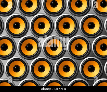 disco music sound wall loudspeaker audio speaker orange disco ...