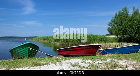 Rowboats on the shore Stock Photo - Alamy