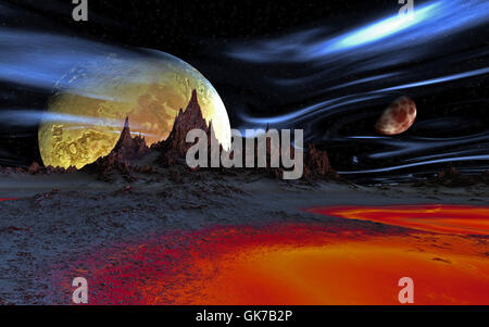 universe fire conflagration Stock Photo - Alamy